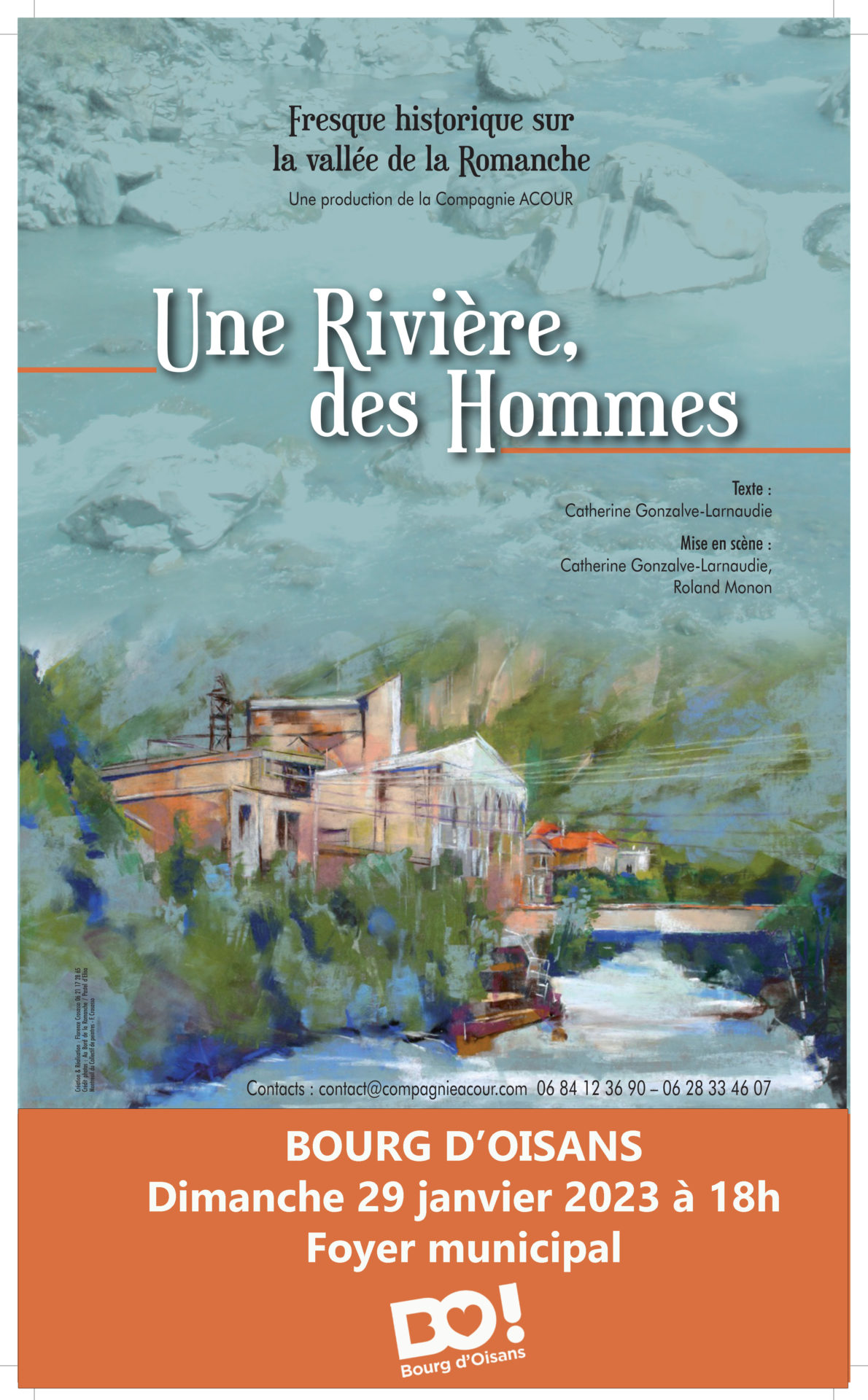 "Une rivière, des hommes" - Spectacle fresque historique sur la vallée ...