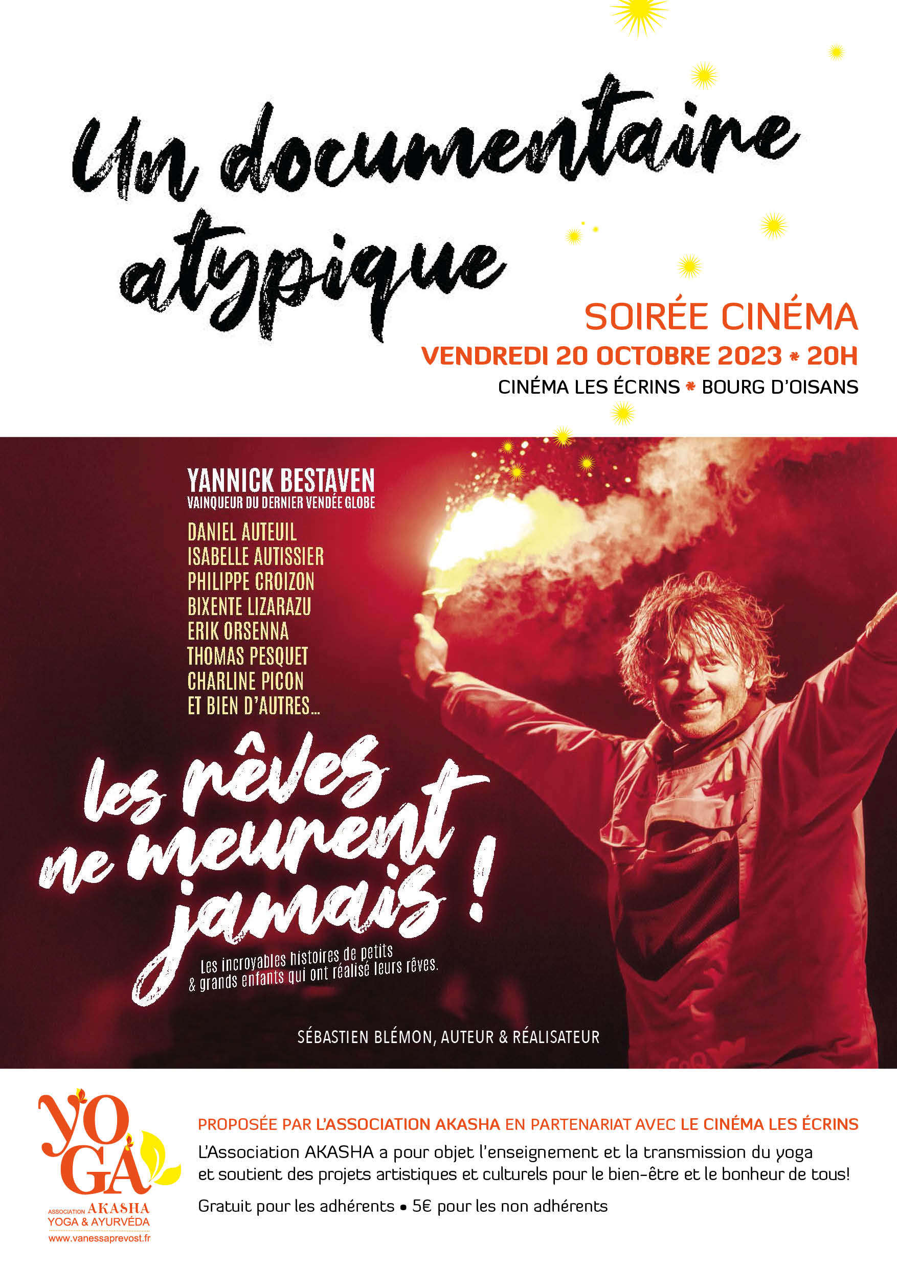SOIRÉE CINÉMA "LES RÊVES NE MEURENT JAMAIS” - Mairie de Bourg d’Oisans