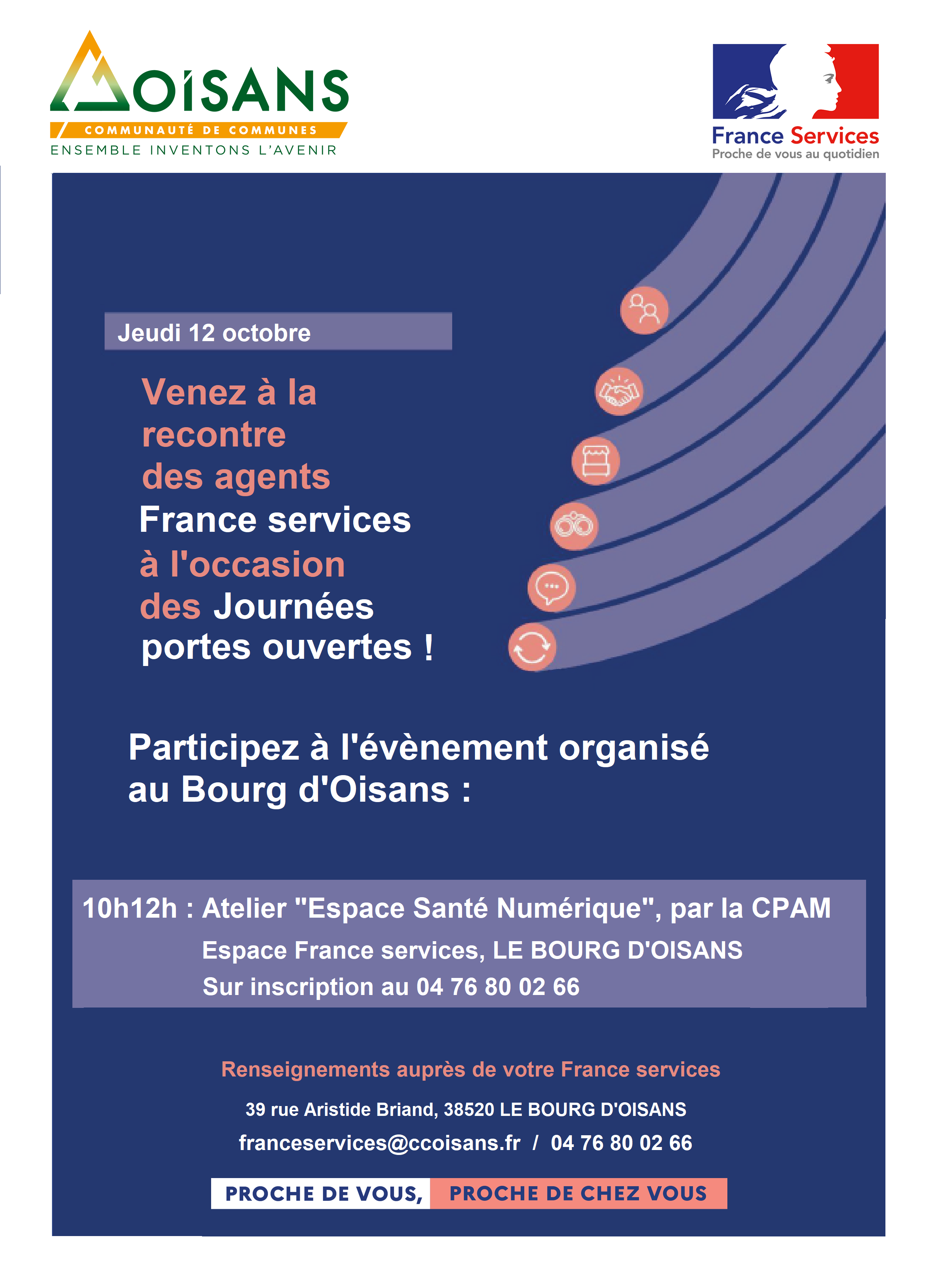 atelier « espace Santé Numérique », par la CPAM - JPO France Services ...
