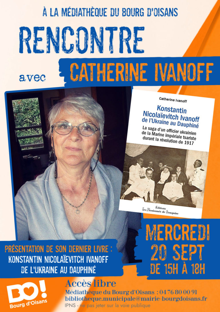 Rencontre avec CATHERINE IVANOFF à la médiathèque - Mairie de Bourg d ...