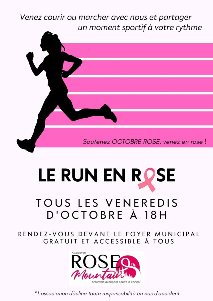 run en rose - Mairie de Bourg d’Oisans