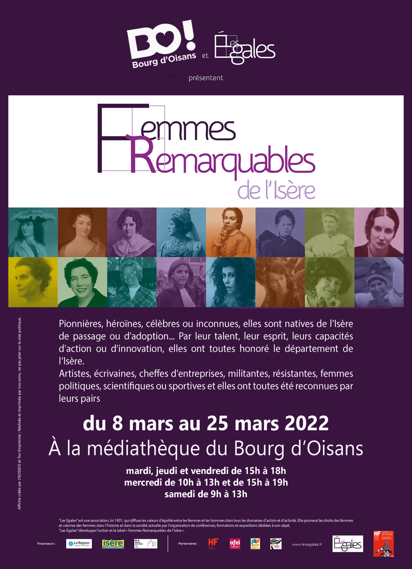 expo "femmes remarquables de l'Isère" à la médiathèque - Mairie de ...