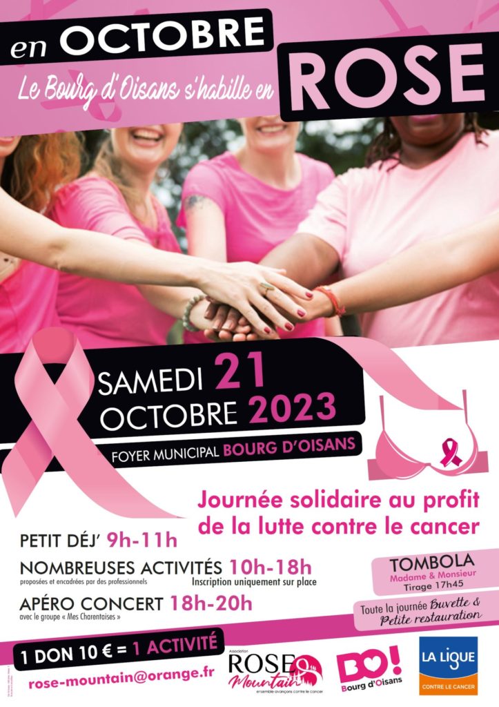 Octobre Rose - Mairie de Bourg d’Oisans