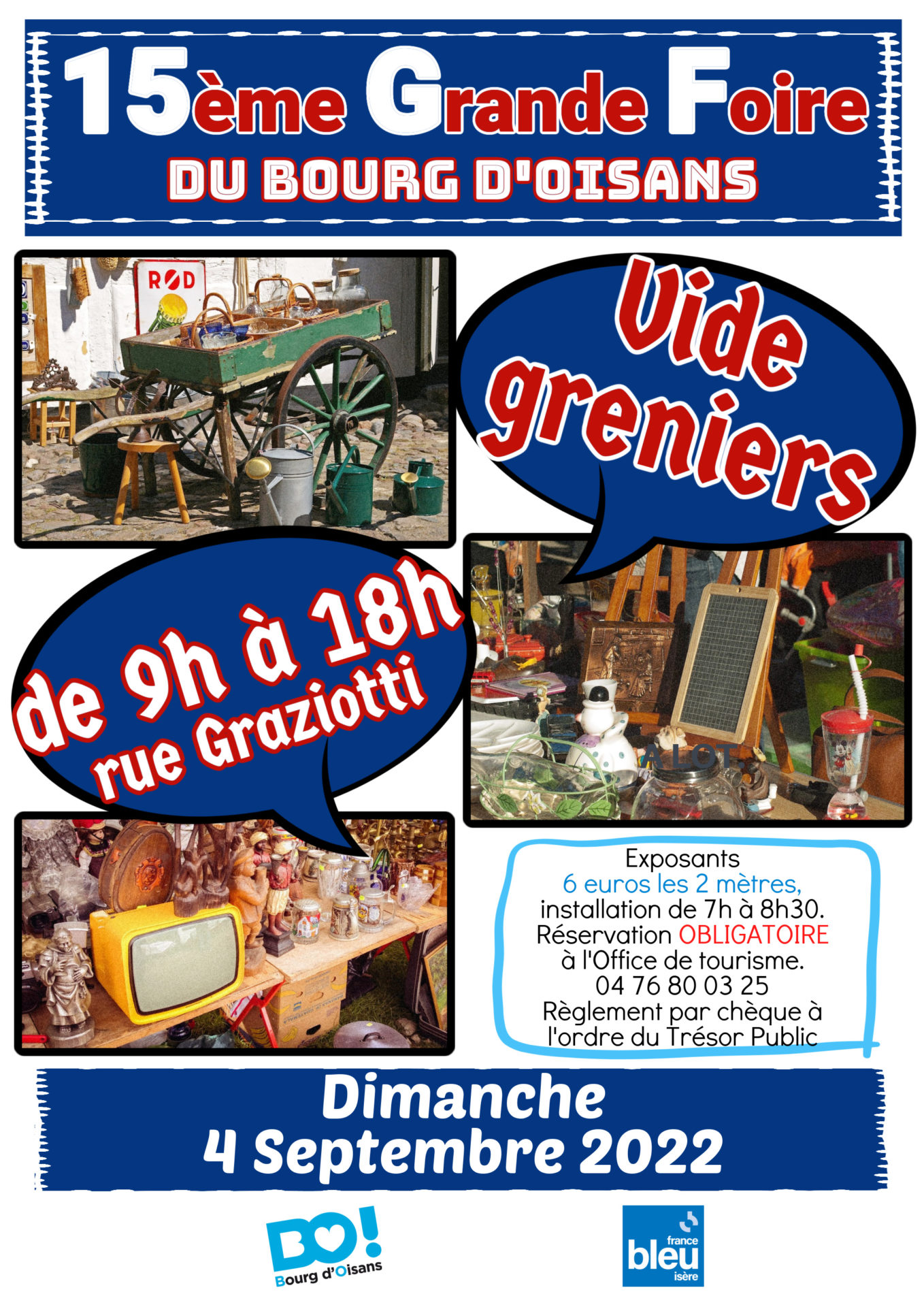 vide greniers de la Grande Foire - Mairie de Bourg d’Oisans